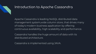 Apache Cassandra | PPTX