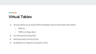 Apache Cassandra Lunch #114: Cassandra Virtual Tables | PPTX