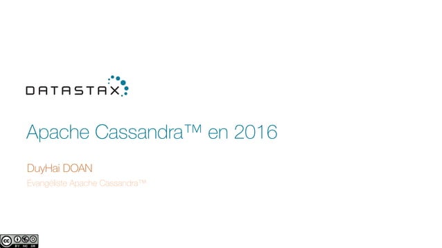 Apache cassandra in 2016 | PPT