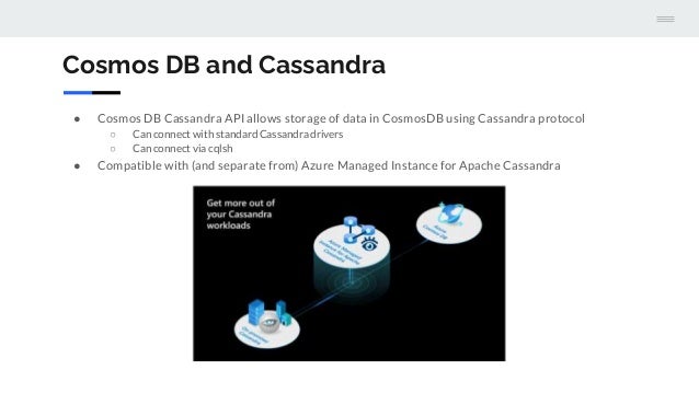 Apache Cassandra Lunch #79: Cassandra API in Cosmos DB | PPT