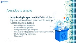 Apache Cassandra Lunch 120: Apache Cassandra Monitoring Made Easy with AxonOps | PDF