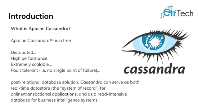 Apache Cassandra Overview Ppt 2701