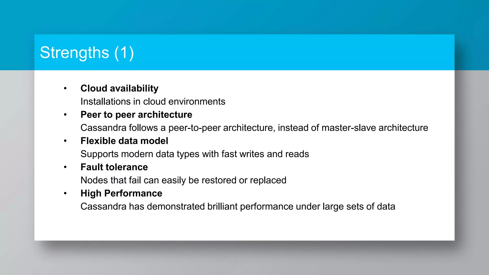 Presentation of Apache Cassandra | PPTX