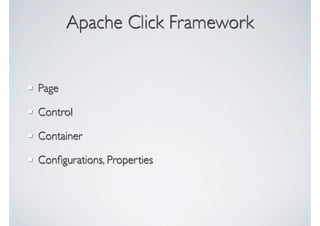 Apache Click | PPT
