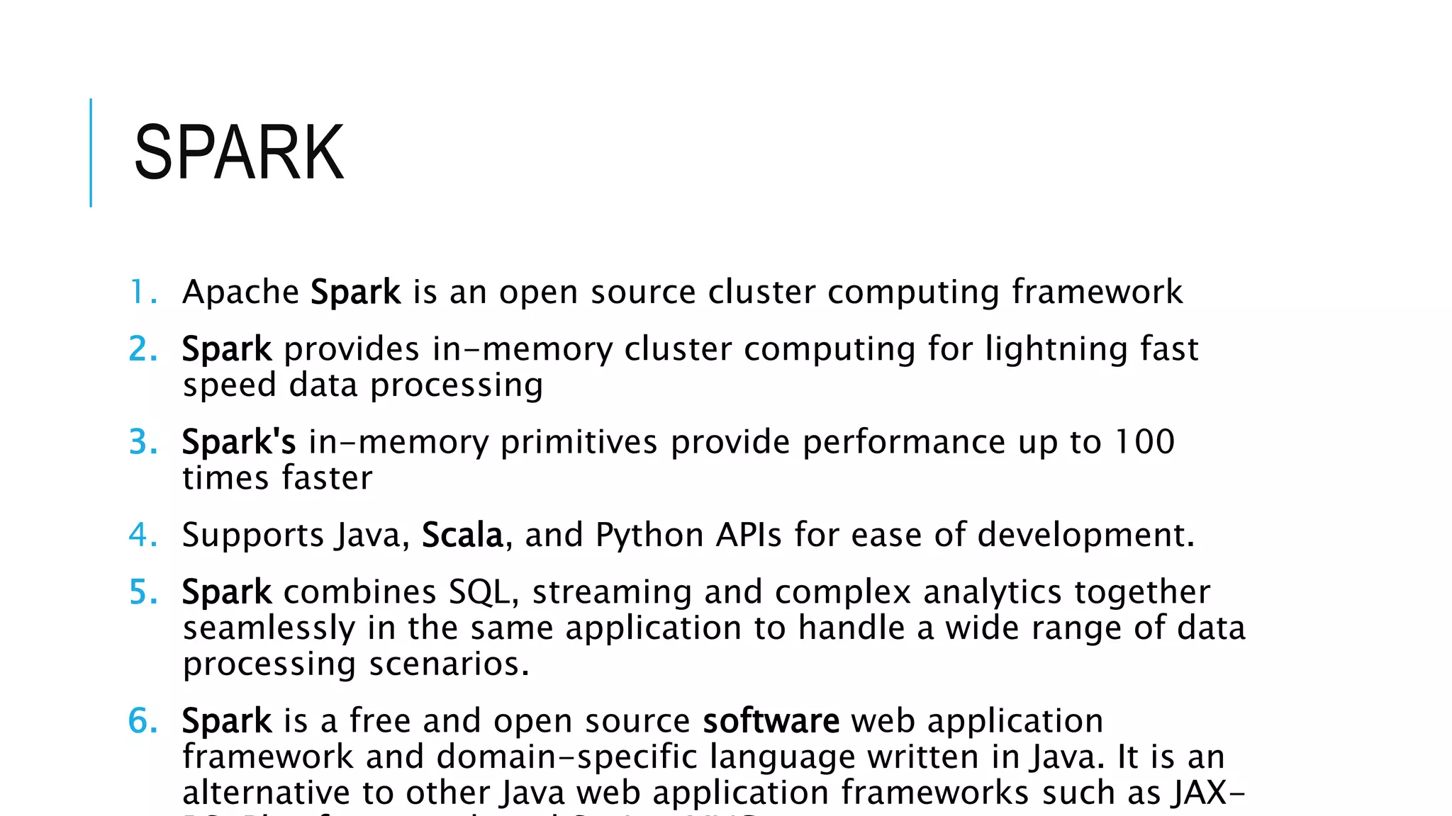 Cloudera and Spark setup | PPT