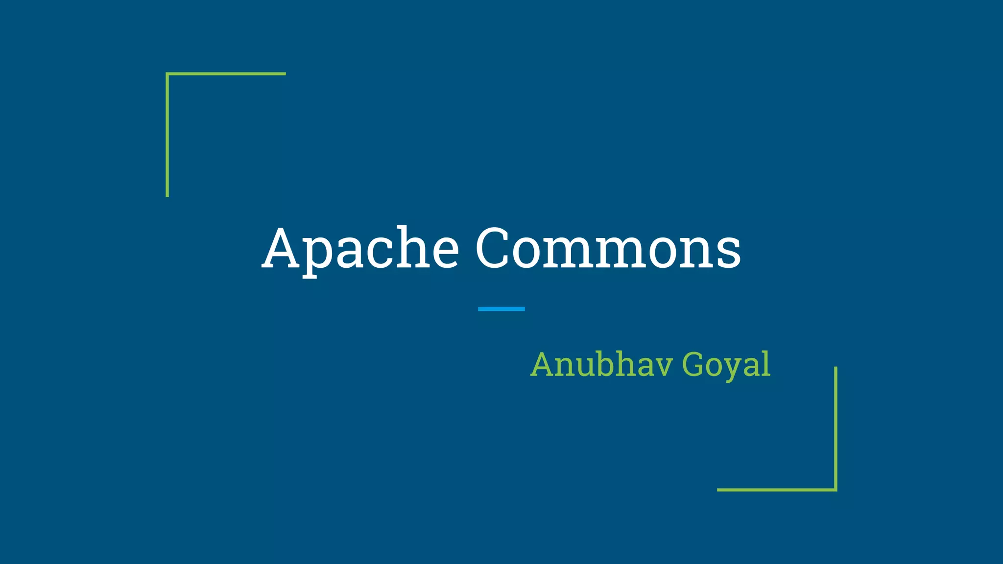 Apache Commons Pdf Web Development Internet