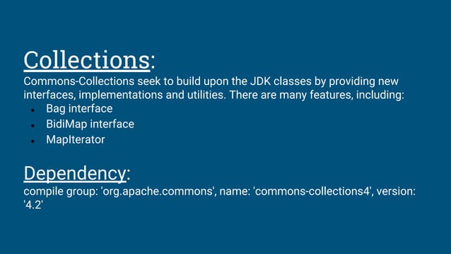 Apache commons | PPT