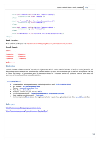 Apache commons chain in Spring Framework | PDF