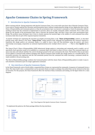Apache commons chain in Spring Framework | PDF
