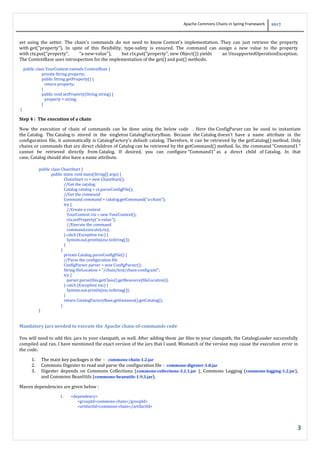 Apache commons chain in Spring Framework | PDF