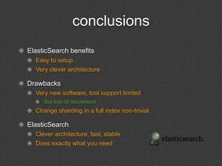ElasticSearch in Production: lessons learned | PPT
