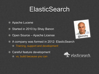 ElasticSearch in Production: lessons learned | PPT