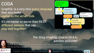 GraphQL in Apache Sling - but isn't it the opposite of REST? | PPT