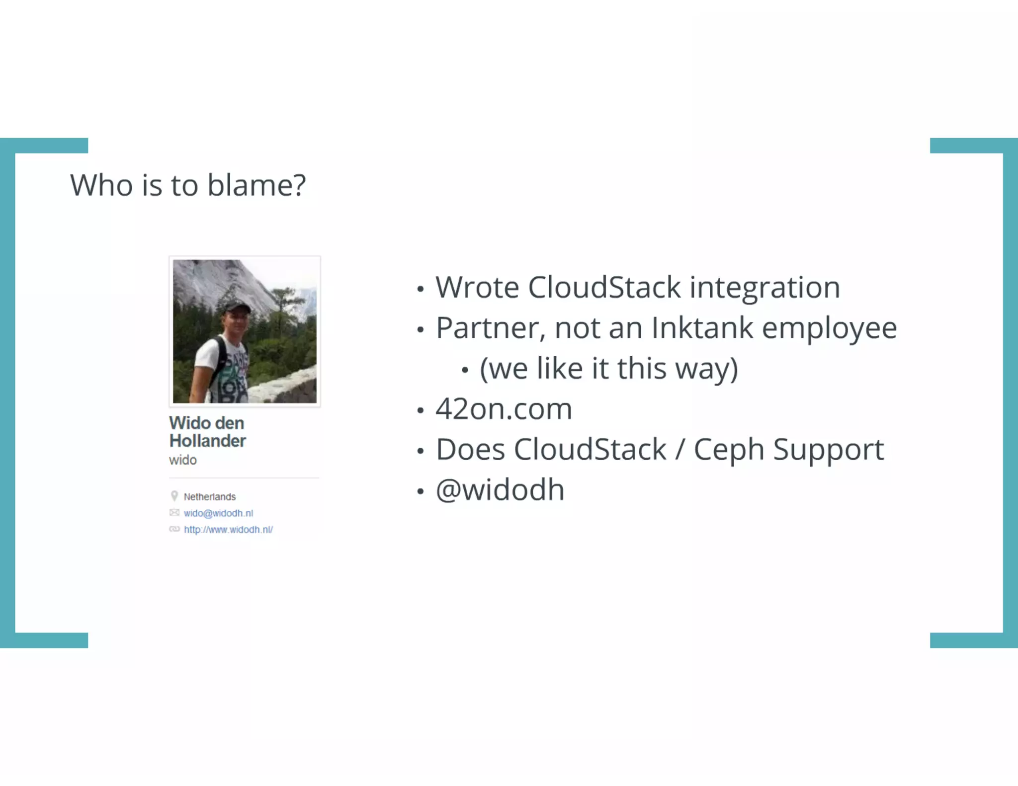Powering CloudStack with Ceph RBD - Apachecon | PPT