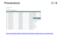 ApacheCon 2021: Apache NiFi 101- introduction and best practices | PDF