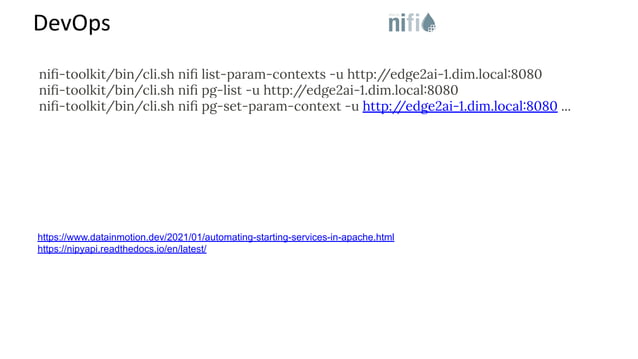 ApacheCon 2021: Apache NiFi 101- introduction and best practices | PDF