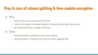 ApacheCon 2022: From Column-Level to Cell-Level_ Towards Finer-grained Encryption in Apache ...