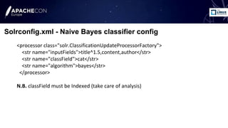 Apache Lucene/Solr Document Classification | PPT