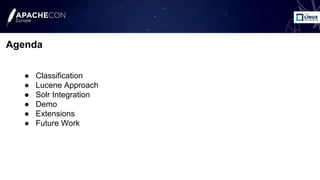 Apache Lucene/Solr Document Classification | PPT