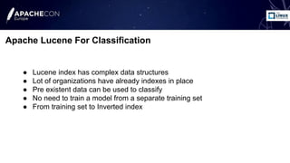 Apache Lucene/Solr Document Classification | PPT