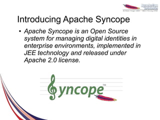 Integrating Apache Syncope with Apache CXF | PPT