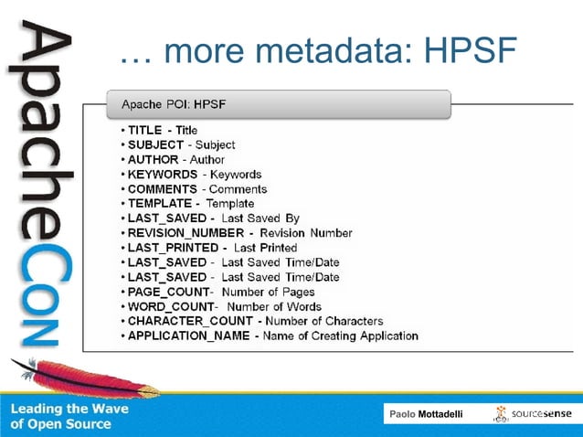 Content analysis for ECM with Apache Tika | PPT