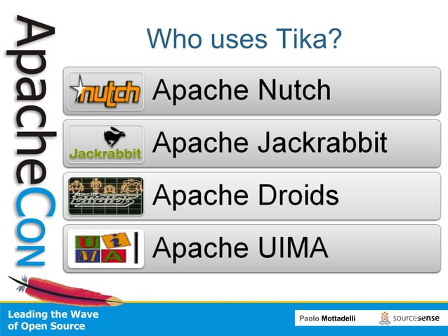 Content Analysis with Apache Tika | PPT