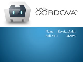 Apache cordova | PPT