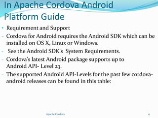 Apache cordova | PPT