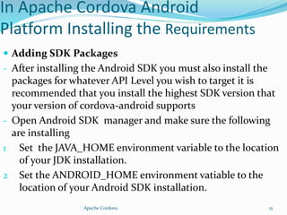 Apache cordova | PPT