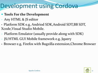 Apache cordova | PPT