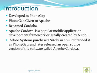 Apache cordova | PPT