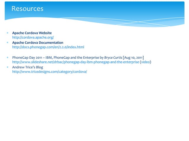 Introduction to Apache Cordova (Phonegap) | PPTX
