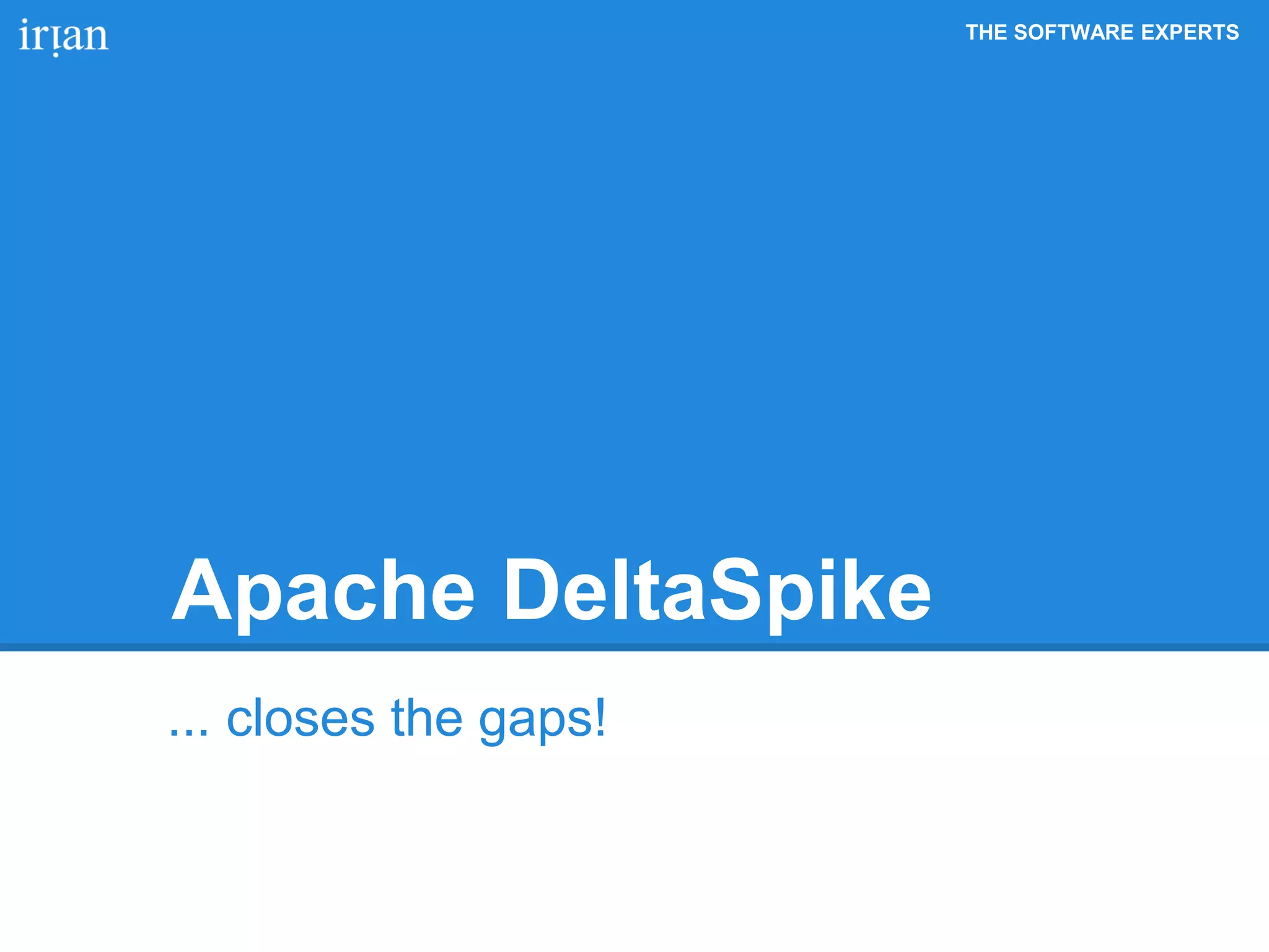 Apache DeltaSpike | PPT