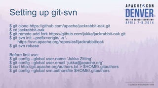 Apache development with GitHub and Travis CI | PPT