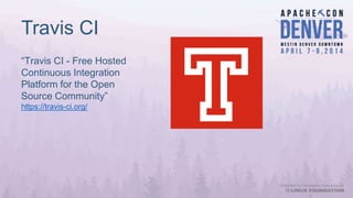 Apache development with GitHub and Travis CI | PPT