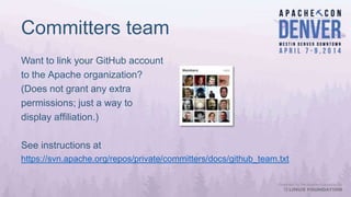 Apache development with GitHub and Travis CI | PPT