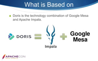 Apache doris (incubating) introduction | PPTX