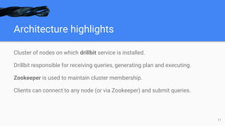 Apache drill | PPTX | Databases | Computer Software and Applications