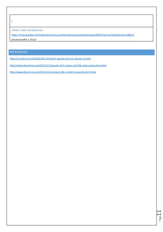 Apache Drill with Oracle, Hive and HBase | DOCX | Databases | Computer Software and Applications