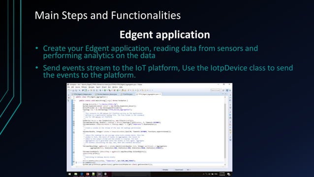 Apache edgent with STM32f401 to watson iot platform | PPT