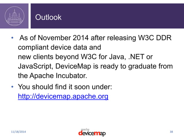 Apache DeviceMap - ApacheCon Europe 2014 | PPT
