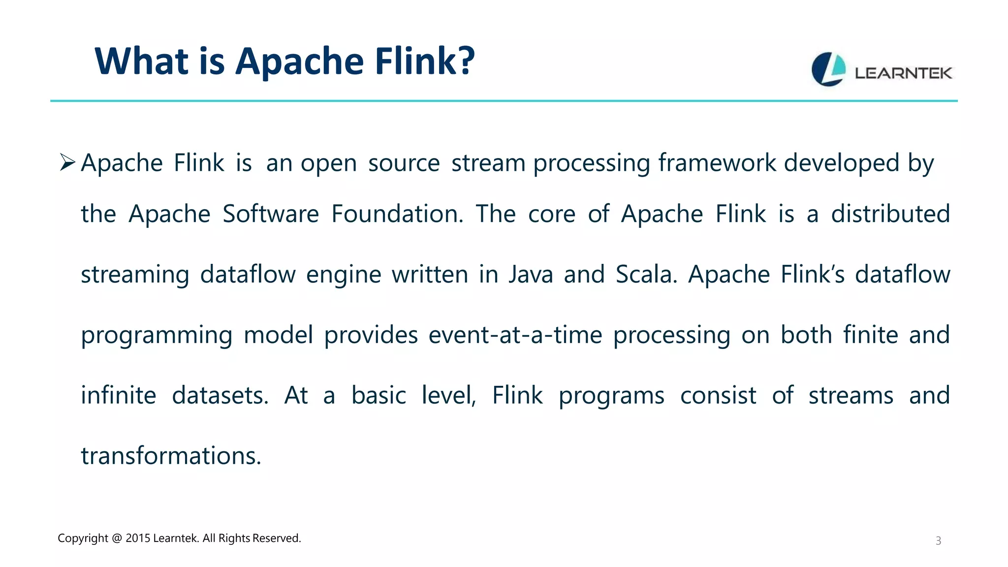 Apache flink | PPT