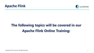 Apache flink | PPT