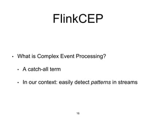 Apache flink 1.0.0 overview | PPTX | Databases | Computer Software and Applications