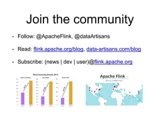 Apache flink 1.0.0 overview | PPTX | Databases | Computer Software and Applications