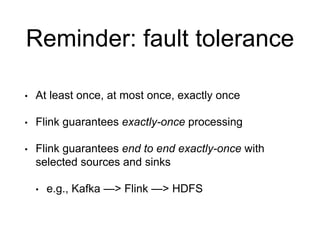 Apache flink 1.0.0 overview | PPTX | Databases | Computer Software and Applications