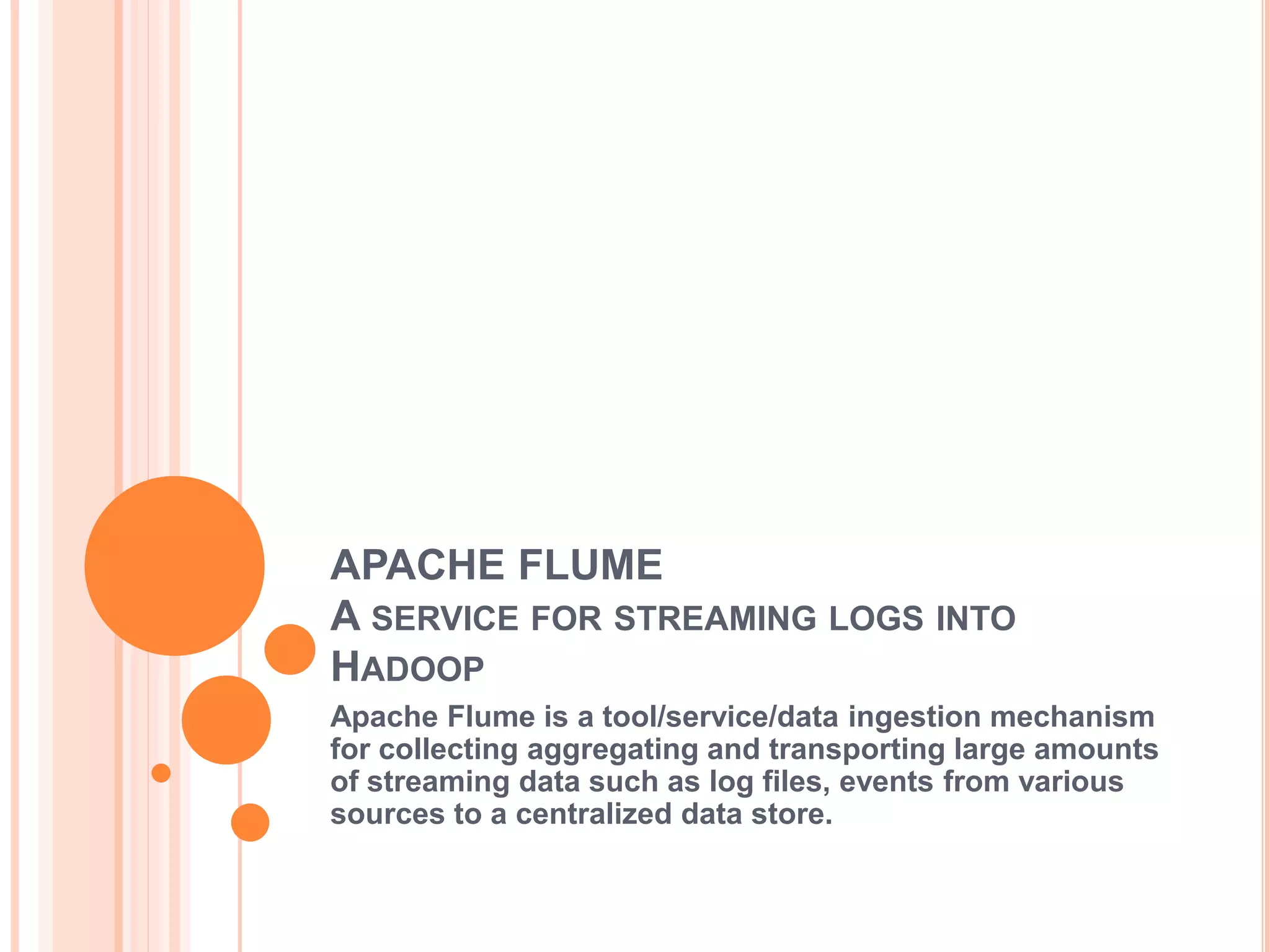 Apache flume | PPT