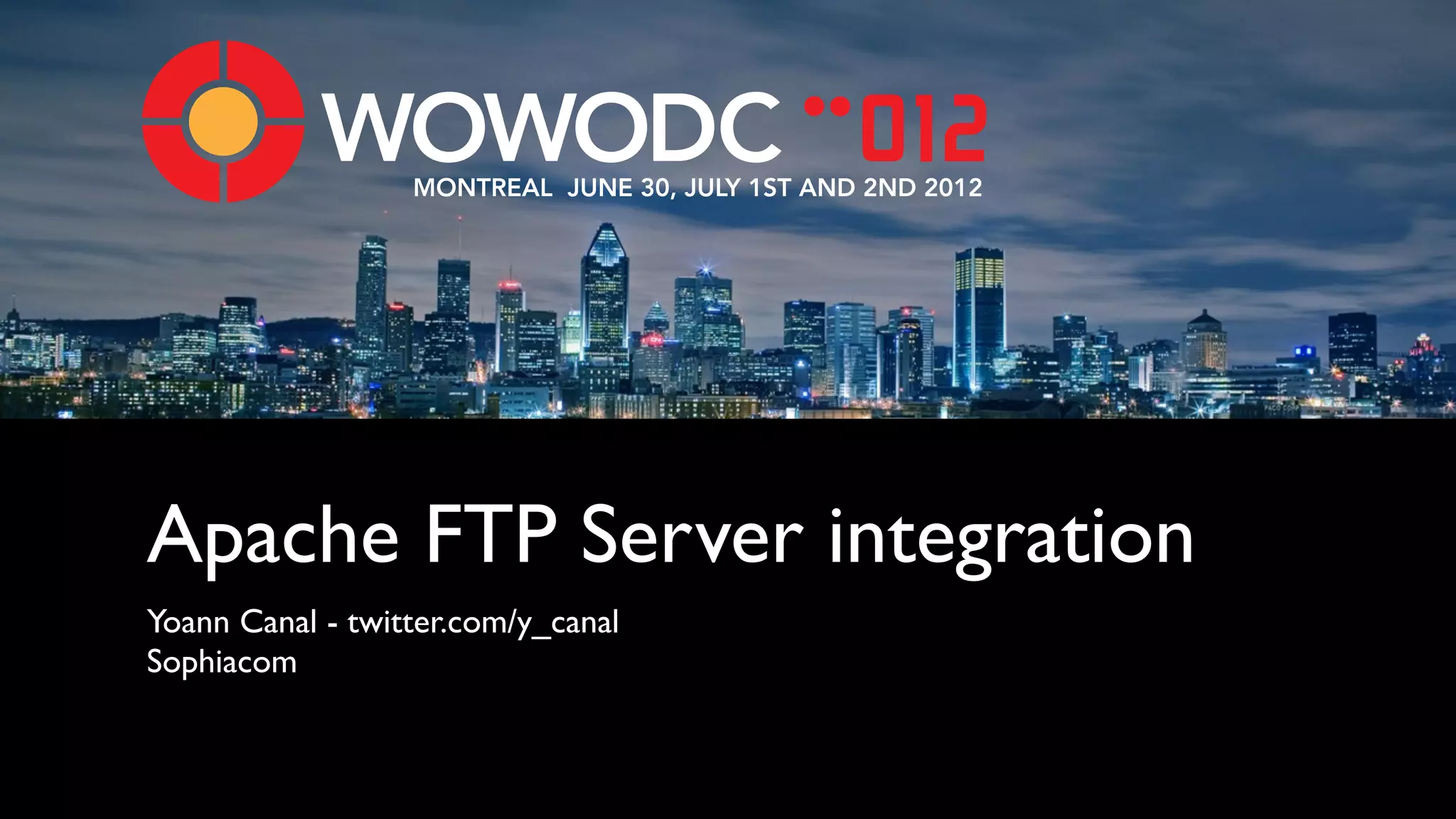 Apache FTP Server Integration | PPT