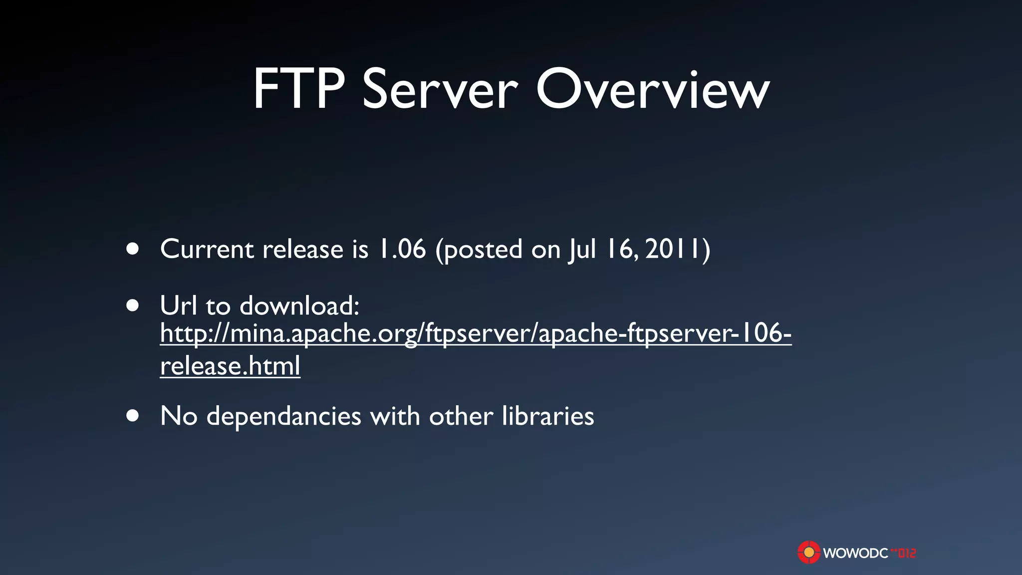 Apache FTP Server Integration | PPT